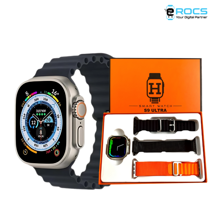 S9 Ultra Smartwatch with 3 Straps - eROCS