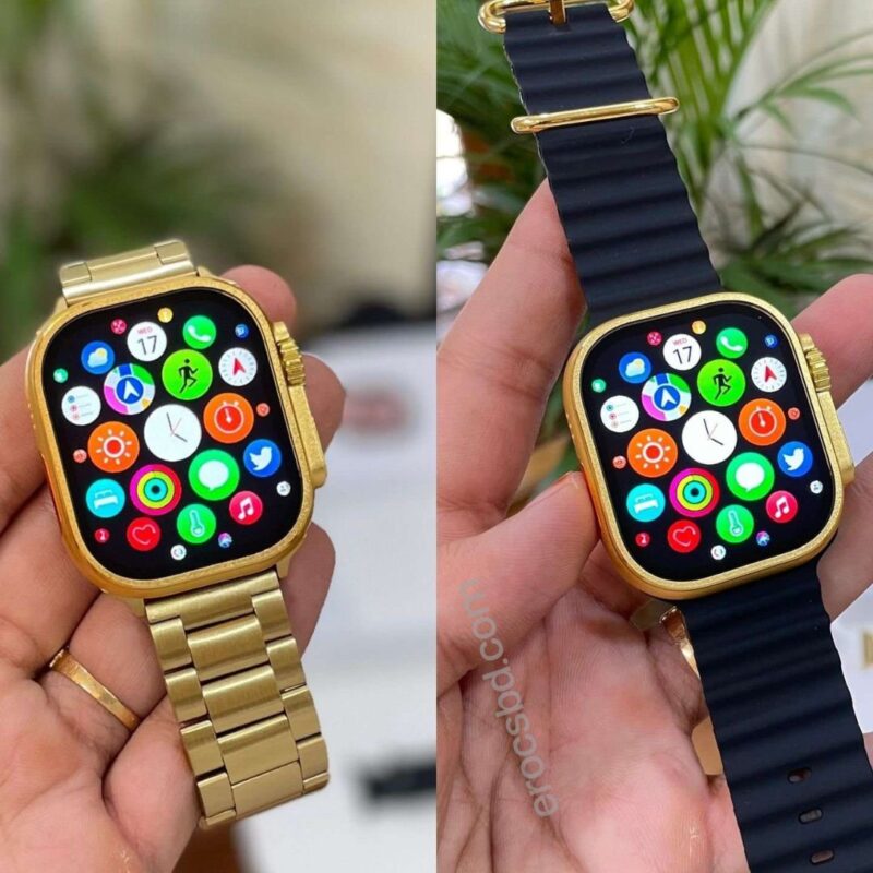 Apple Logo Smartwatch Gold Edition - EROCS (BD.) LTD.
