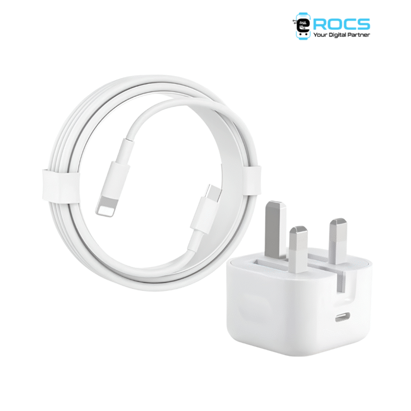 Original 20W 3 PIN Fast Charger with Lightning Cable – Compatible with ...